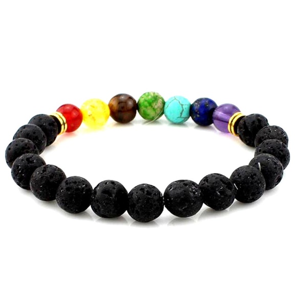 unbranded | Jewelry | Chakra Boho Rainbow Crystal Bracelet Nwt | Poshmark